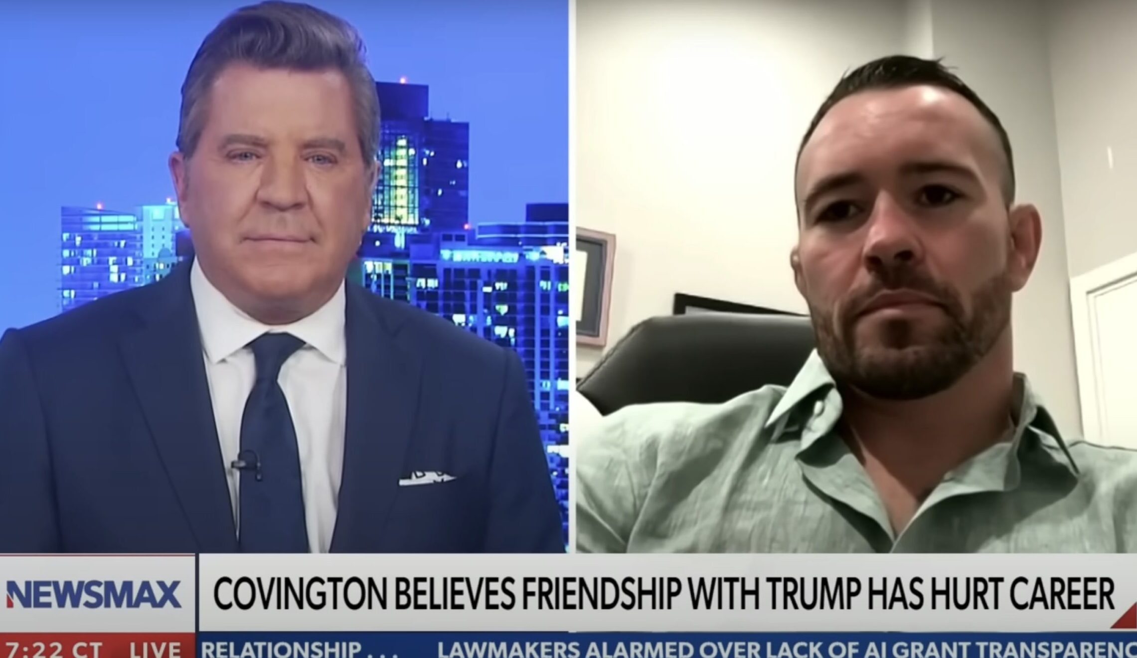 Colby Covington: I've Lost Fights Because He's a Trump Fan
