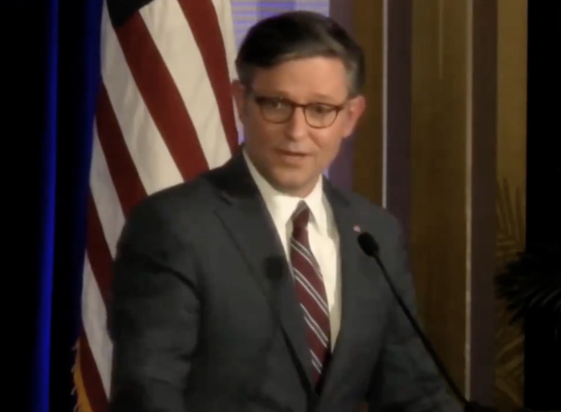 Mike Johnson Compares Himself to Moses in Speech