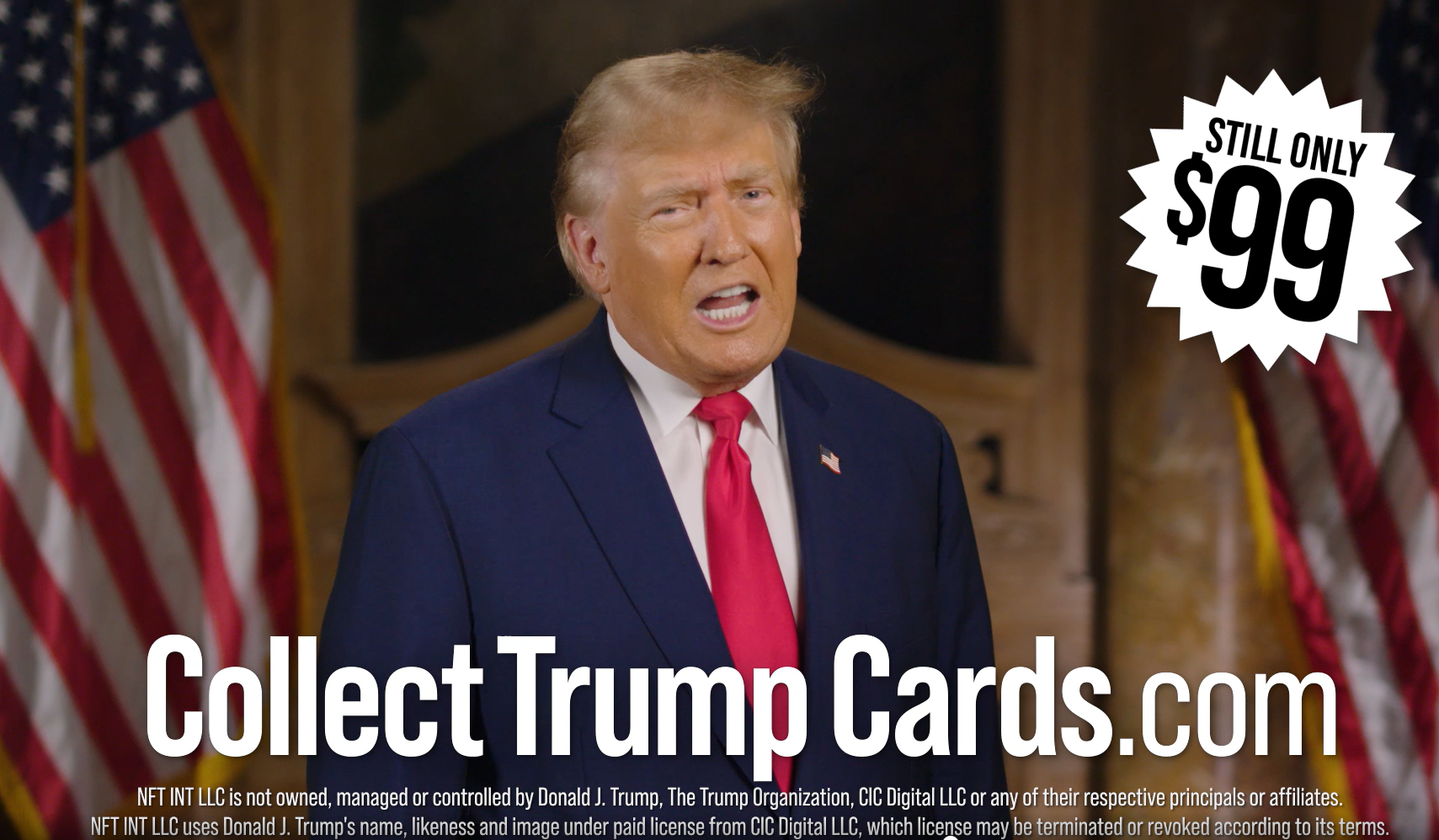 Trump Sells New Batch of Trading Cards Amid Fraud Trial