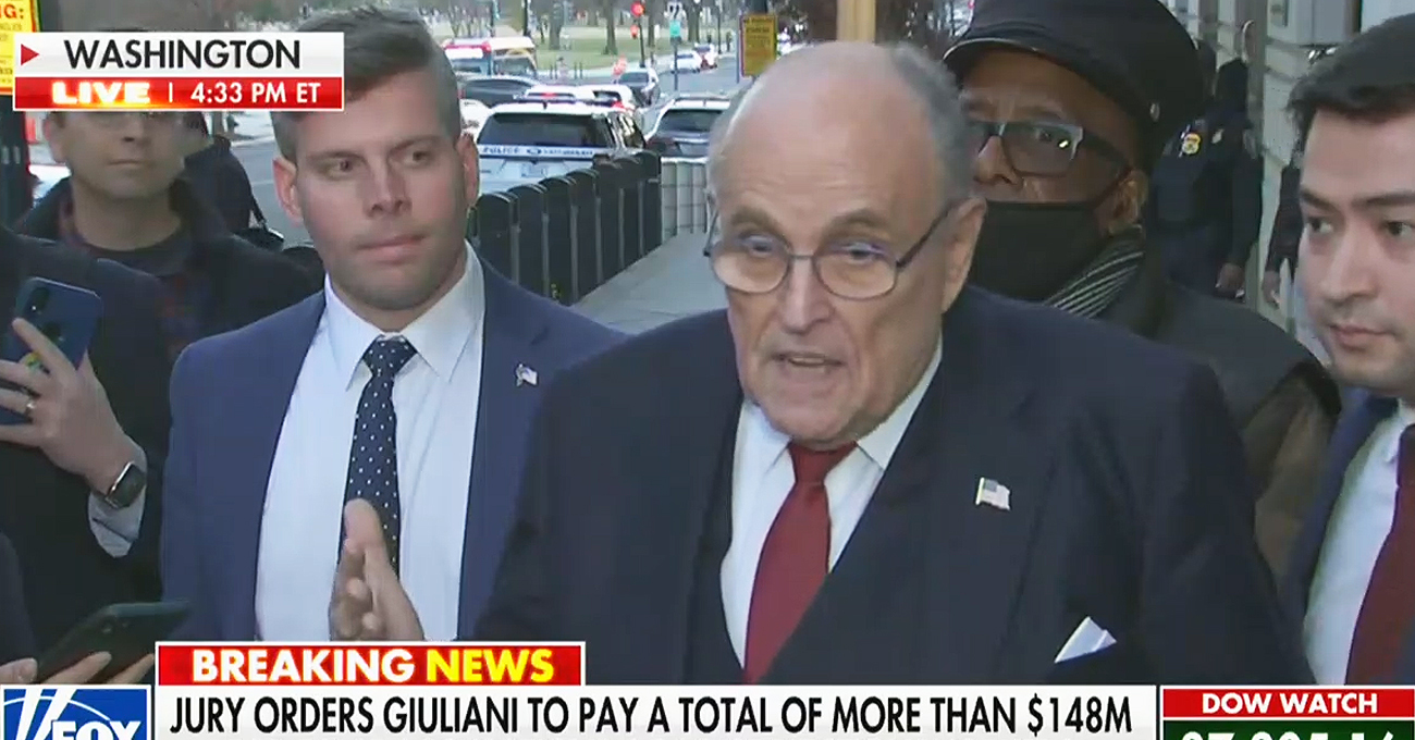 Giuliani Gives Unhinged Presser After $148 Million Verdict