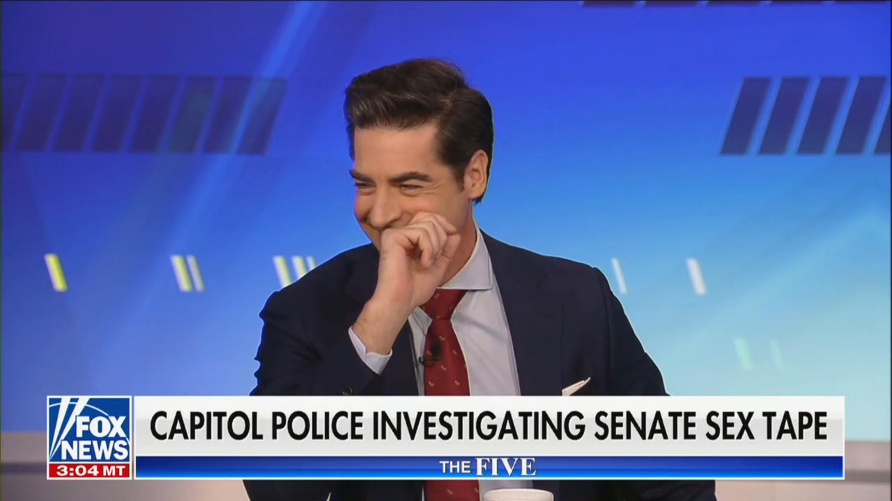 Jesse Watters, Greg Gutfeld Have Fun With Senate Sex Tape