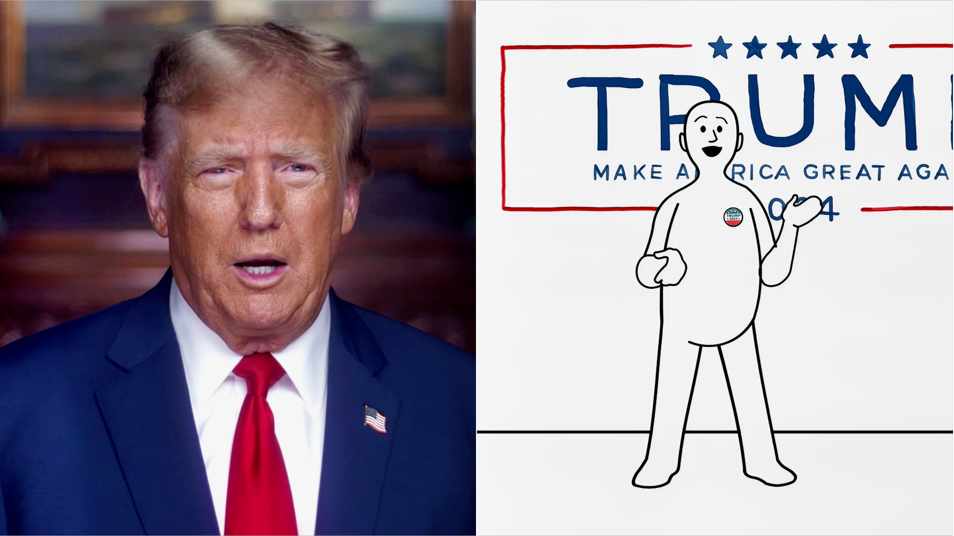 Trump Tells Fans To Vote For Him 'On MLK Day' In Nuts Video