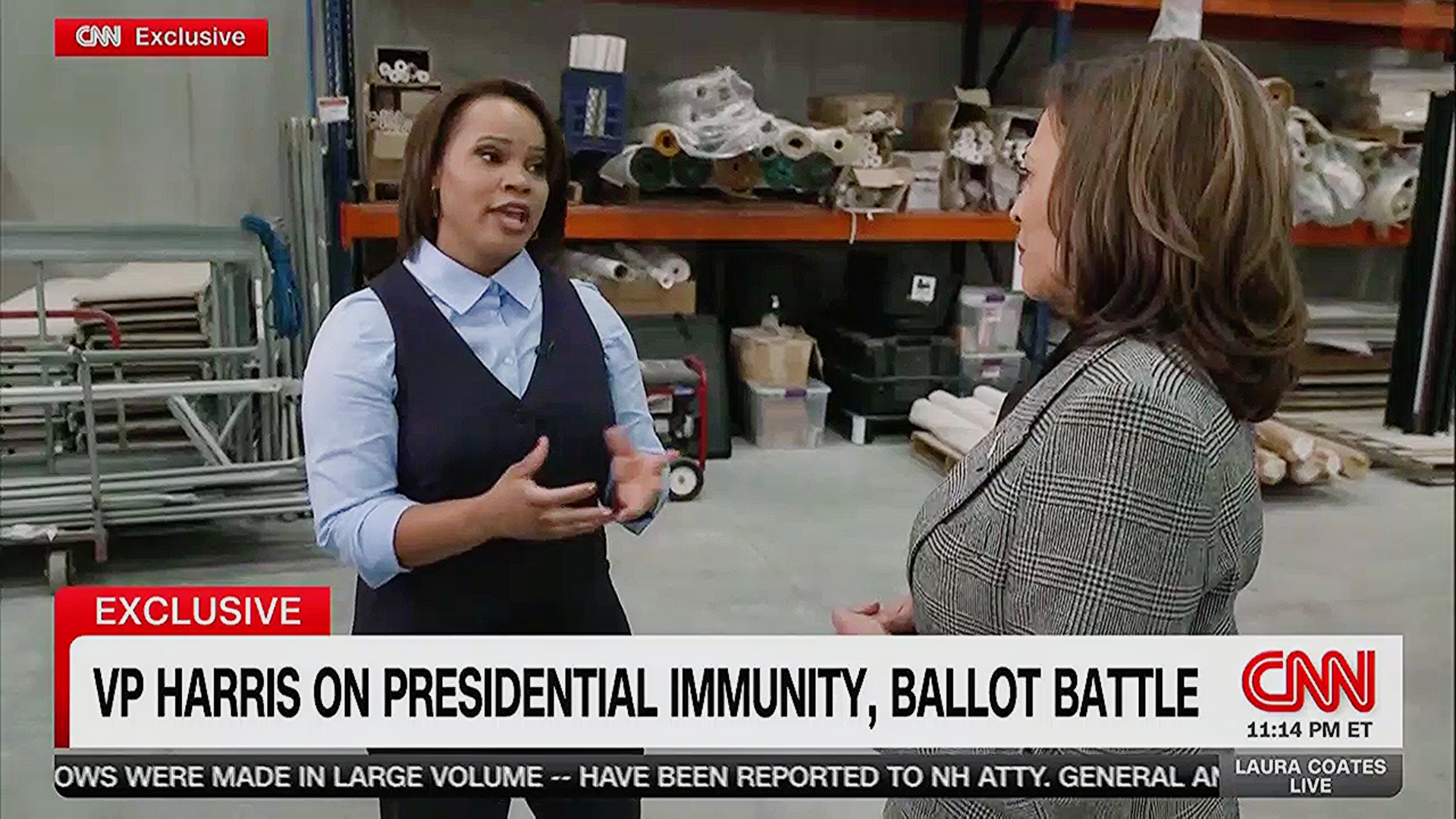 CNN Asks VP Kamala Harris If She's Worried About NEXT Jan 6