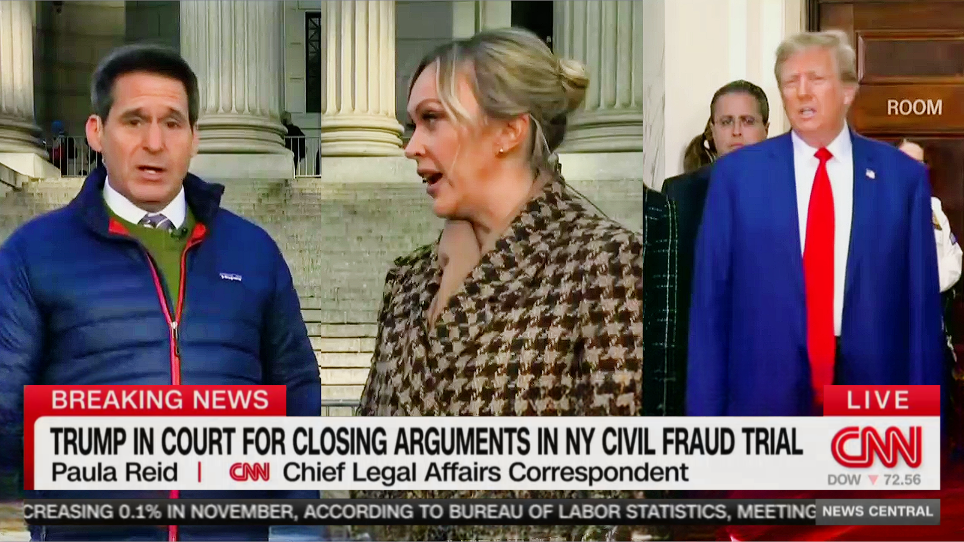 Trump Courthouse Rant Gets Instant Fact-Check From CNN