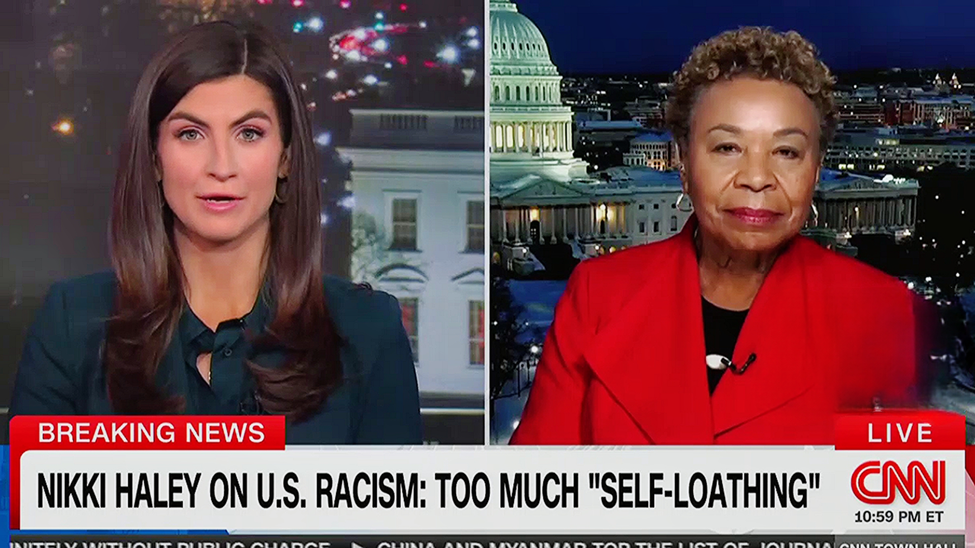 CNN Kaitlan Collins Stunned by Rep. Barbara Lee Racism Story