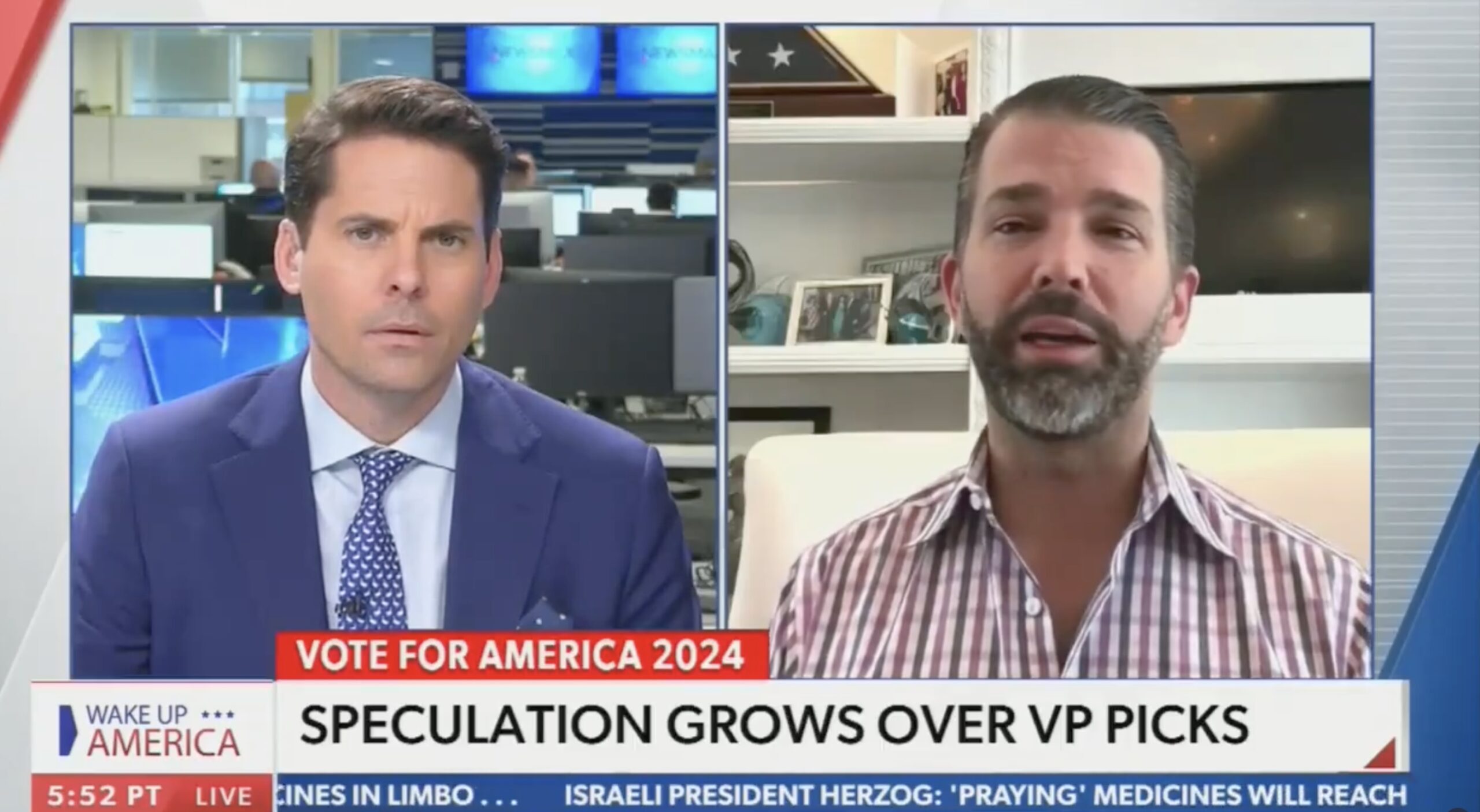 Don Jr. Says Tucker Carlson is 'On the Table' to Be Dad's VP