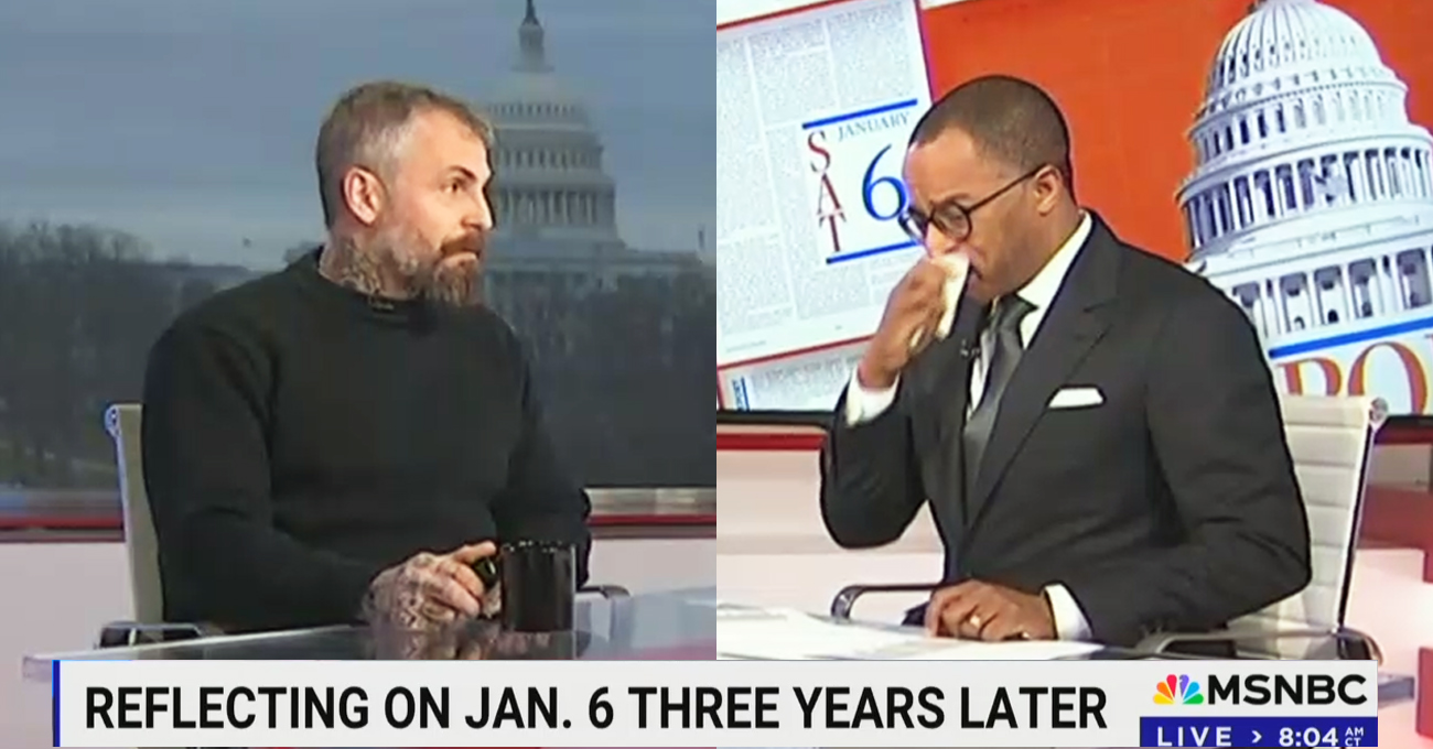 MSNBC Host Breaks Down Full-On Sobbing In Emotional Segment With Hero ...