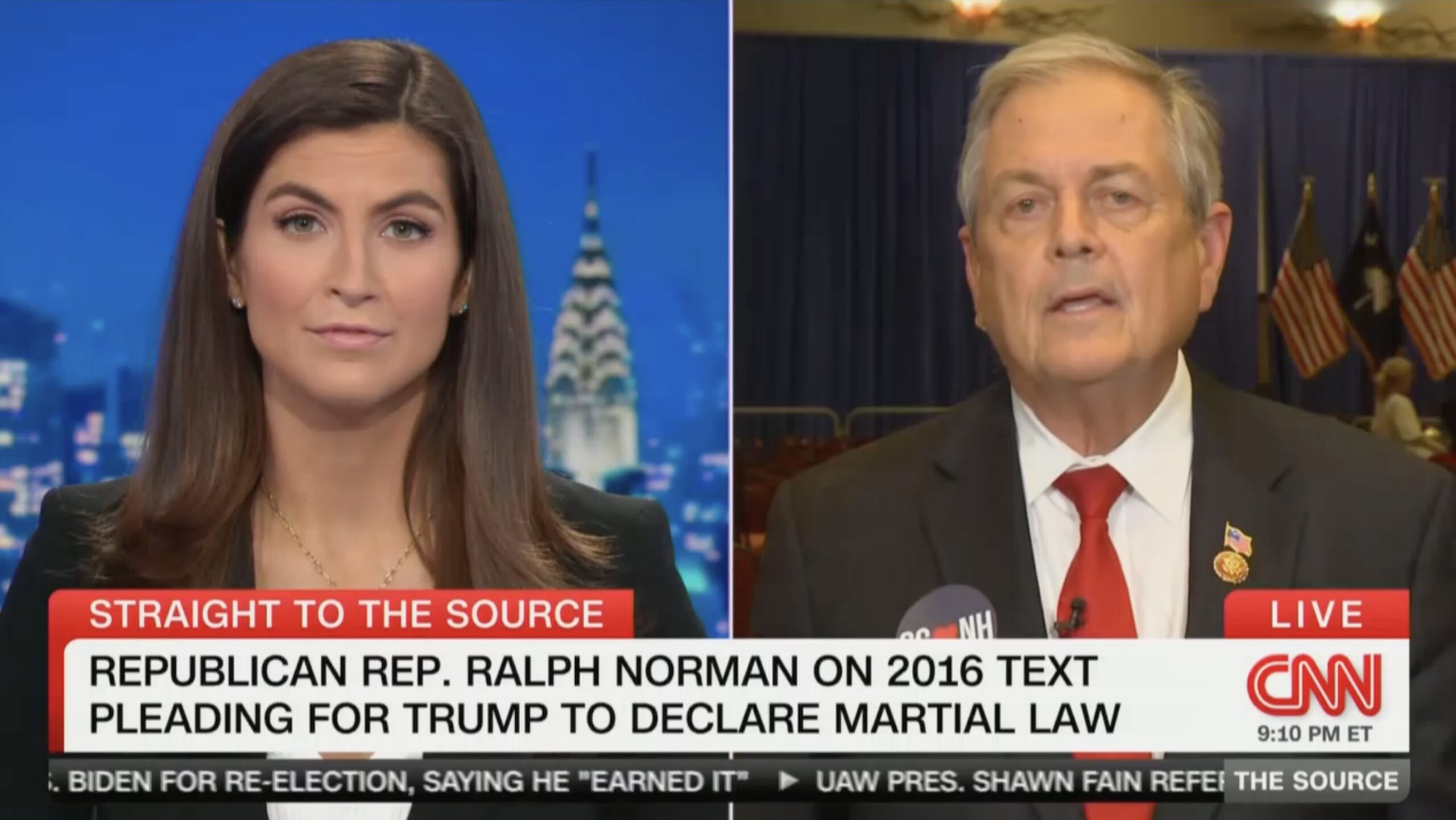 Ralph Norman Only Regrets Misspelling ‘Martial’ on CNN