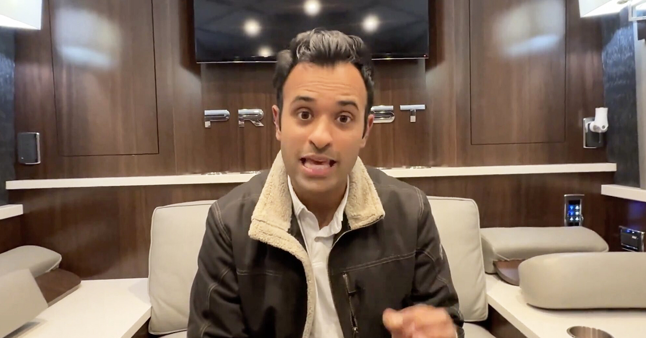 Vivek Ramaswamy Calls Voting For Trump a 'Trap'