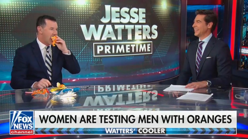 Fox’s Joe Concha Eats Three-Year-Old Orange on Air