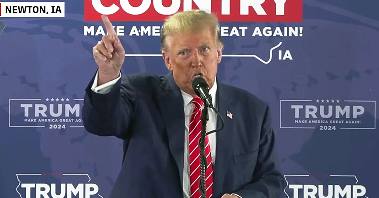 Trump Vows To Build American-Made 'Giant Dome Over Our Country' During ...