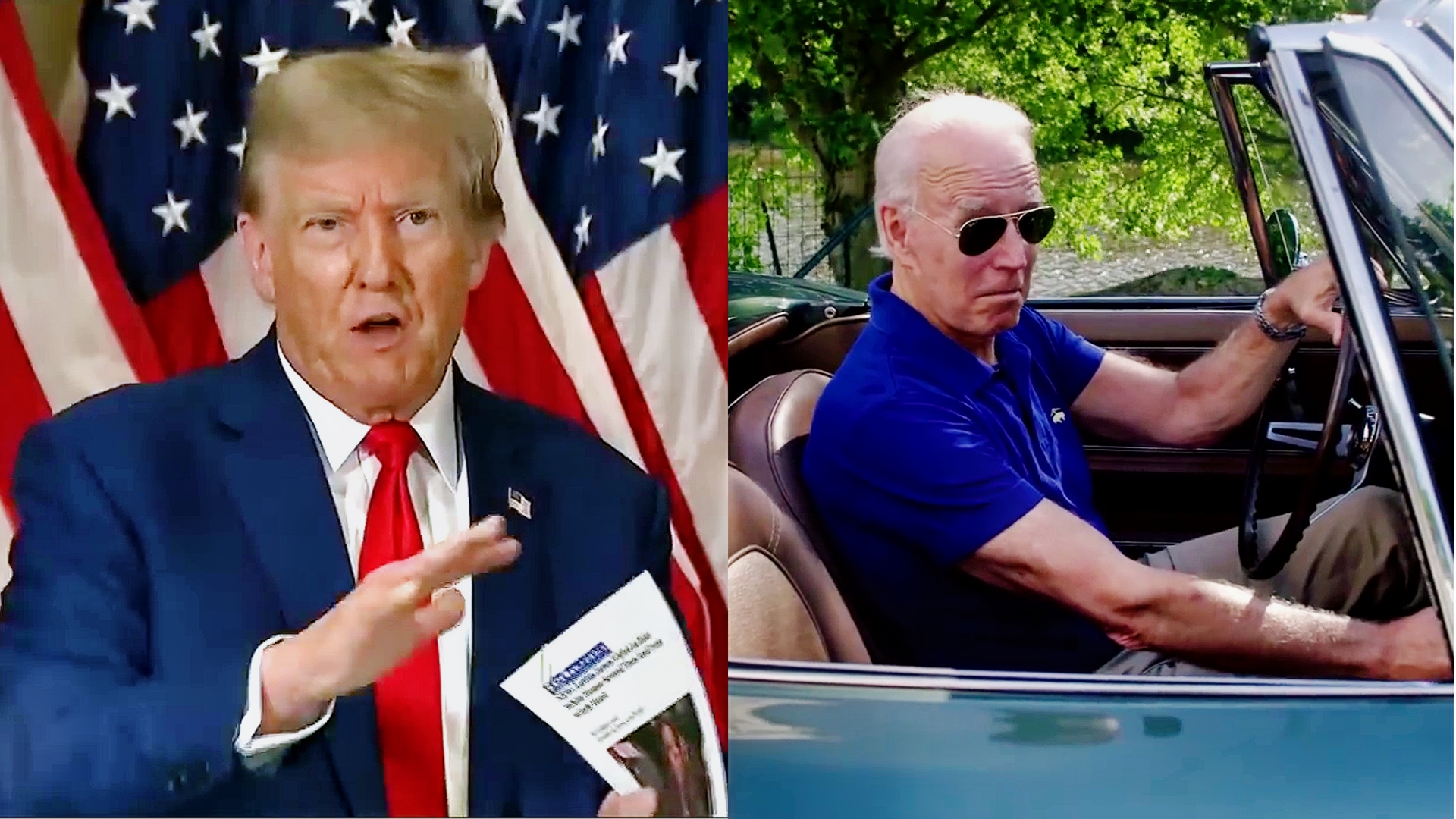 Trump Falsely Attacks Biden During Post-Fraud-Trial Rant