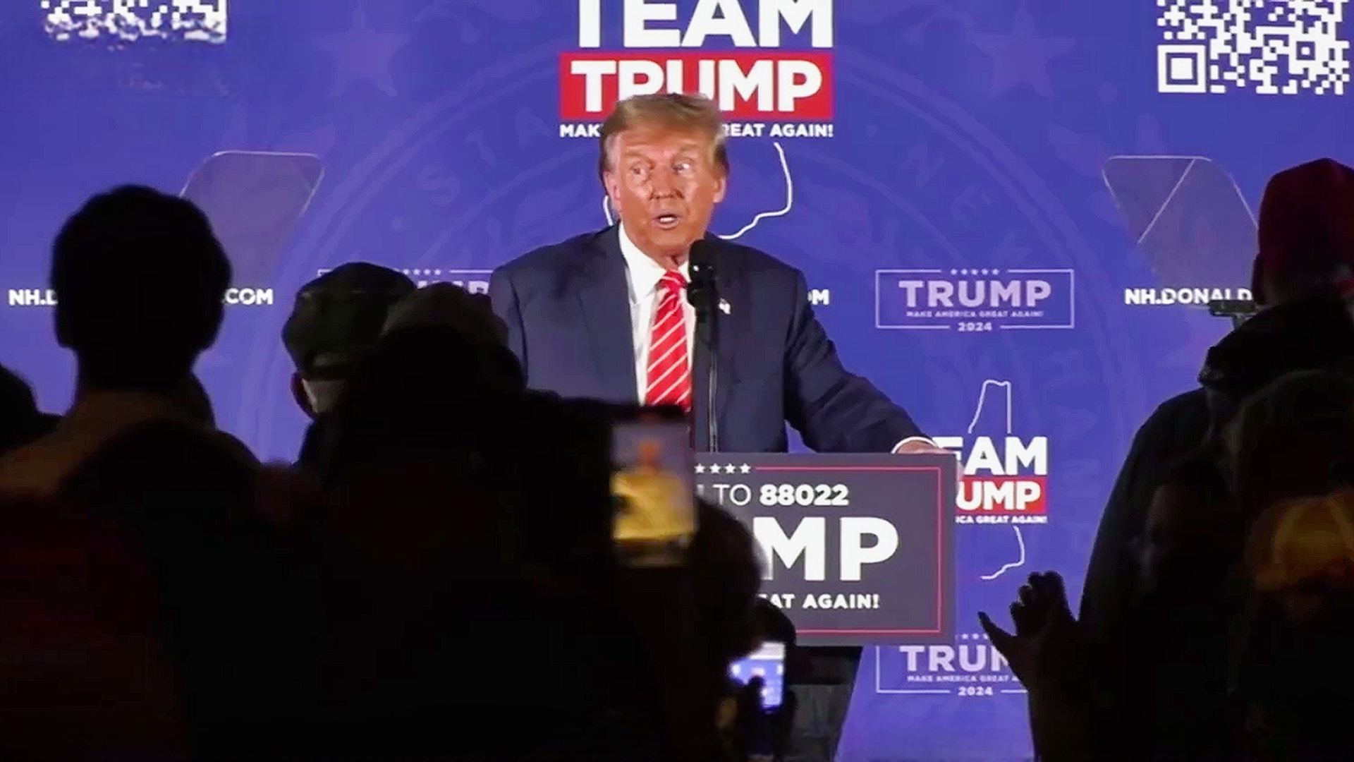 Trump Approves as Rally Fan Screams 'TWELVE Years of Trump!'