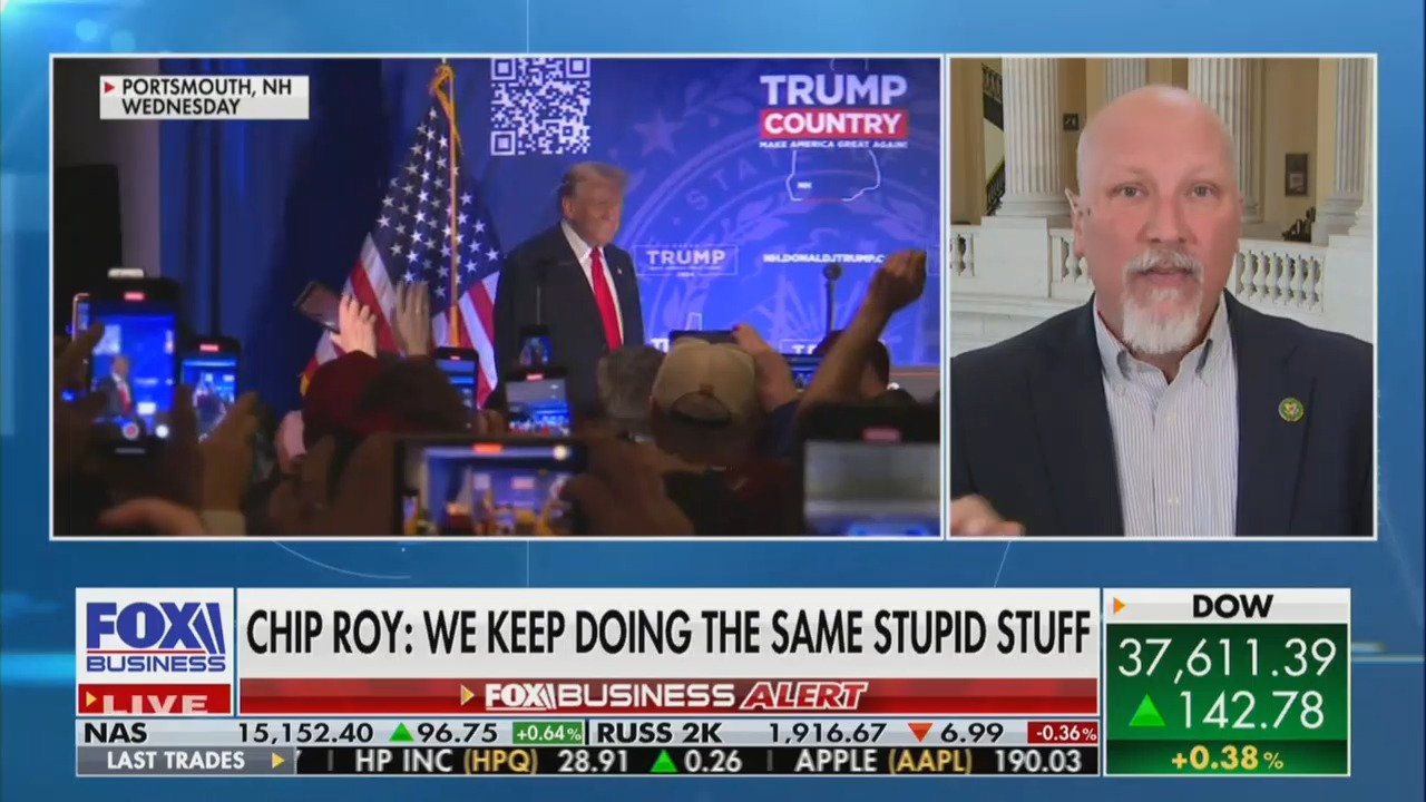 Chip Roy Slams Trump For Failing to Secure Souther Border