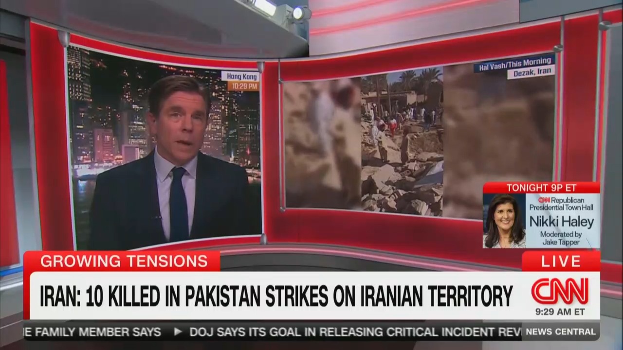 CNN Reports On Growing Fight Between Iran and Pakistan
