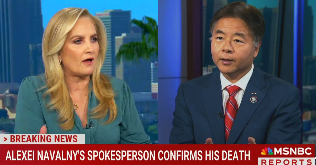 Democratic Congressman Floats Idea Trump Responsible for Navalny Death