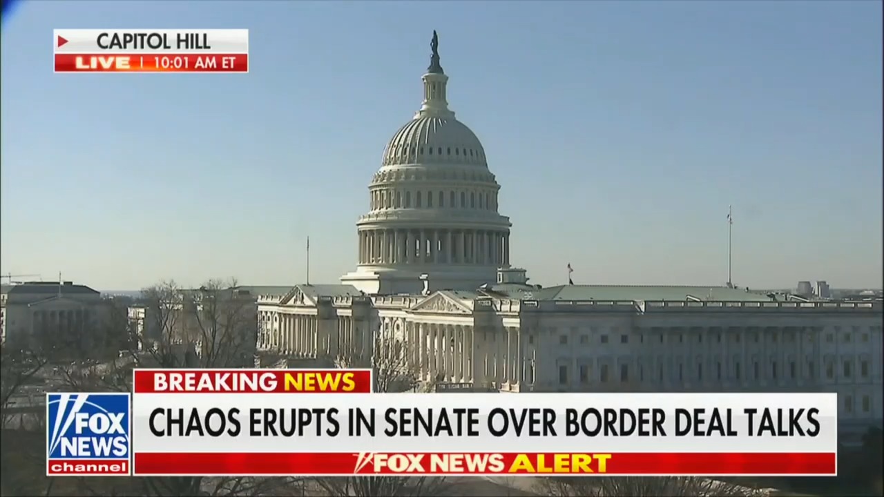 GOP Senators Screaming Over Border Bill Per Fox News Report