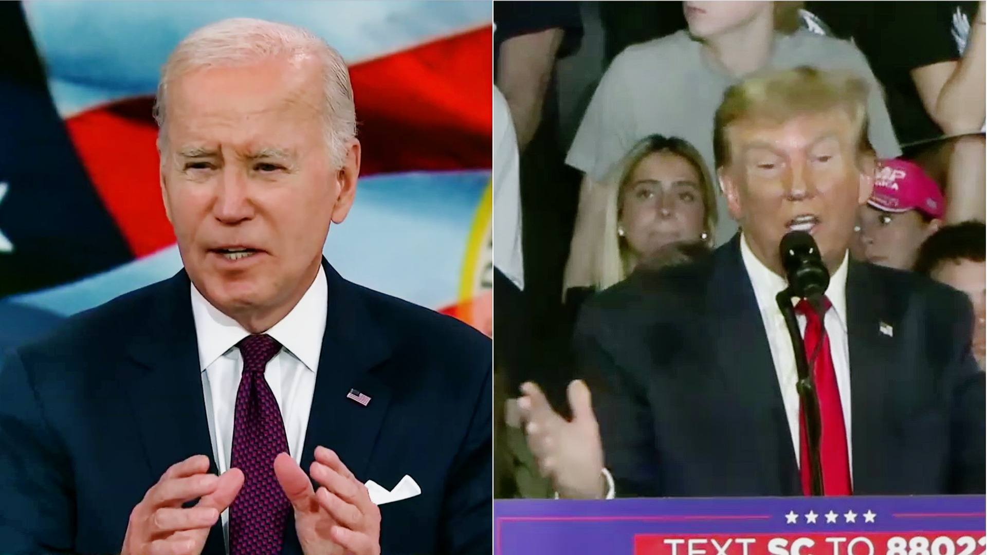 Biden Slams Trump In Blistering Rip of Bombshell Rally Rant