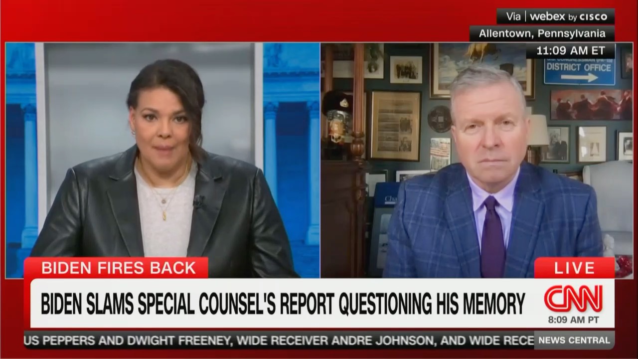 Charlie Dent Claims Biden is Lucky He's Not Prosecuted