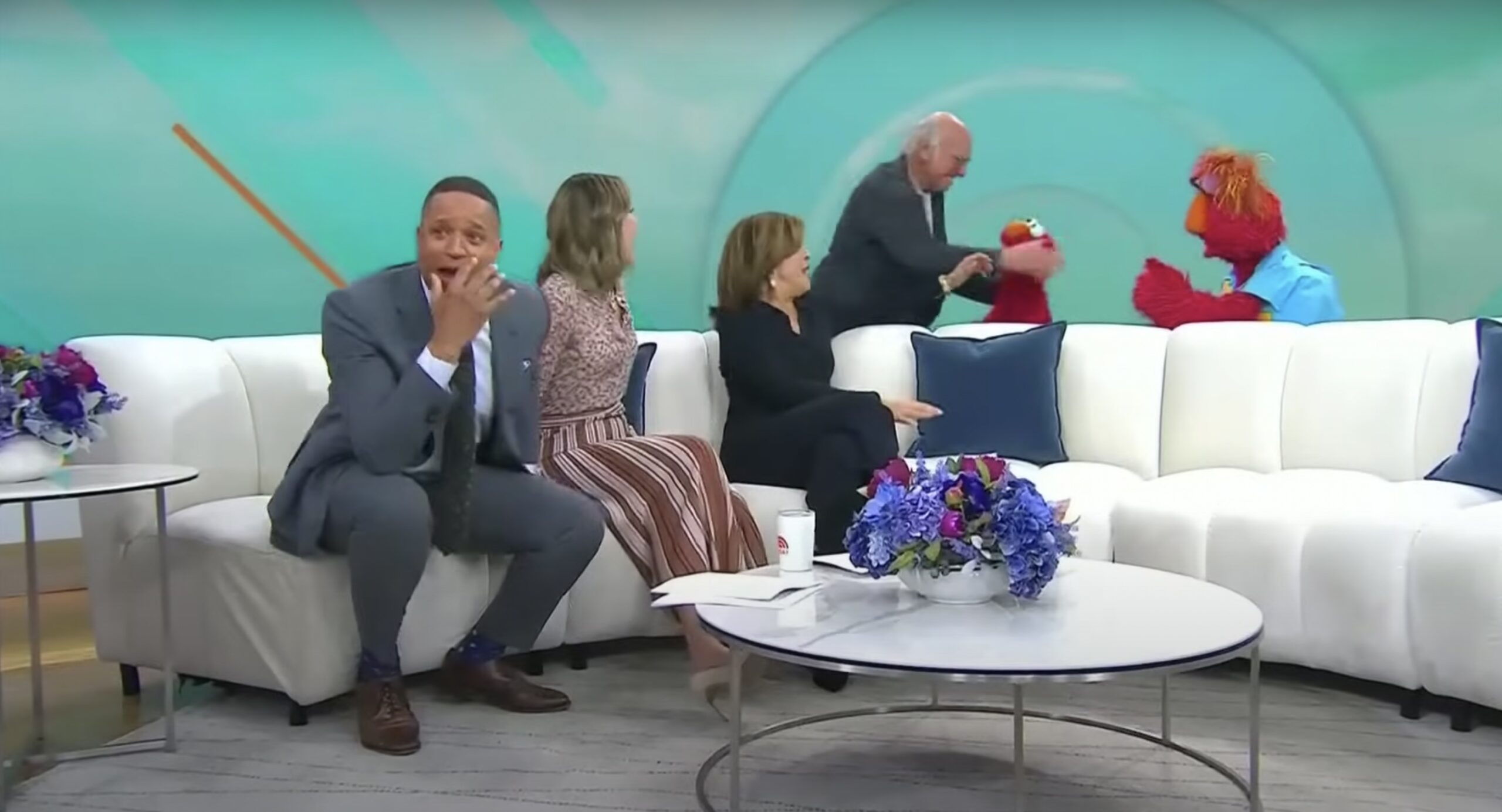 Larry David Assaults Elmo Live on the Today Show: 'Somebody Had to Do It'