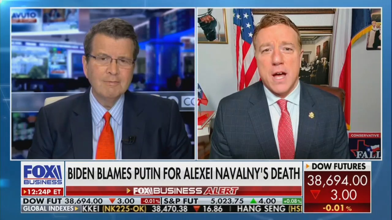Neil Cavuto Challenges GOP Rep On Trump's Navalny Response