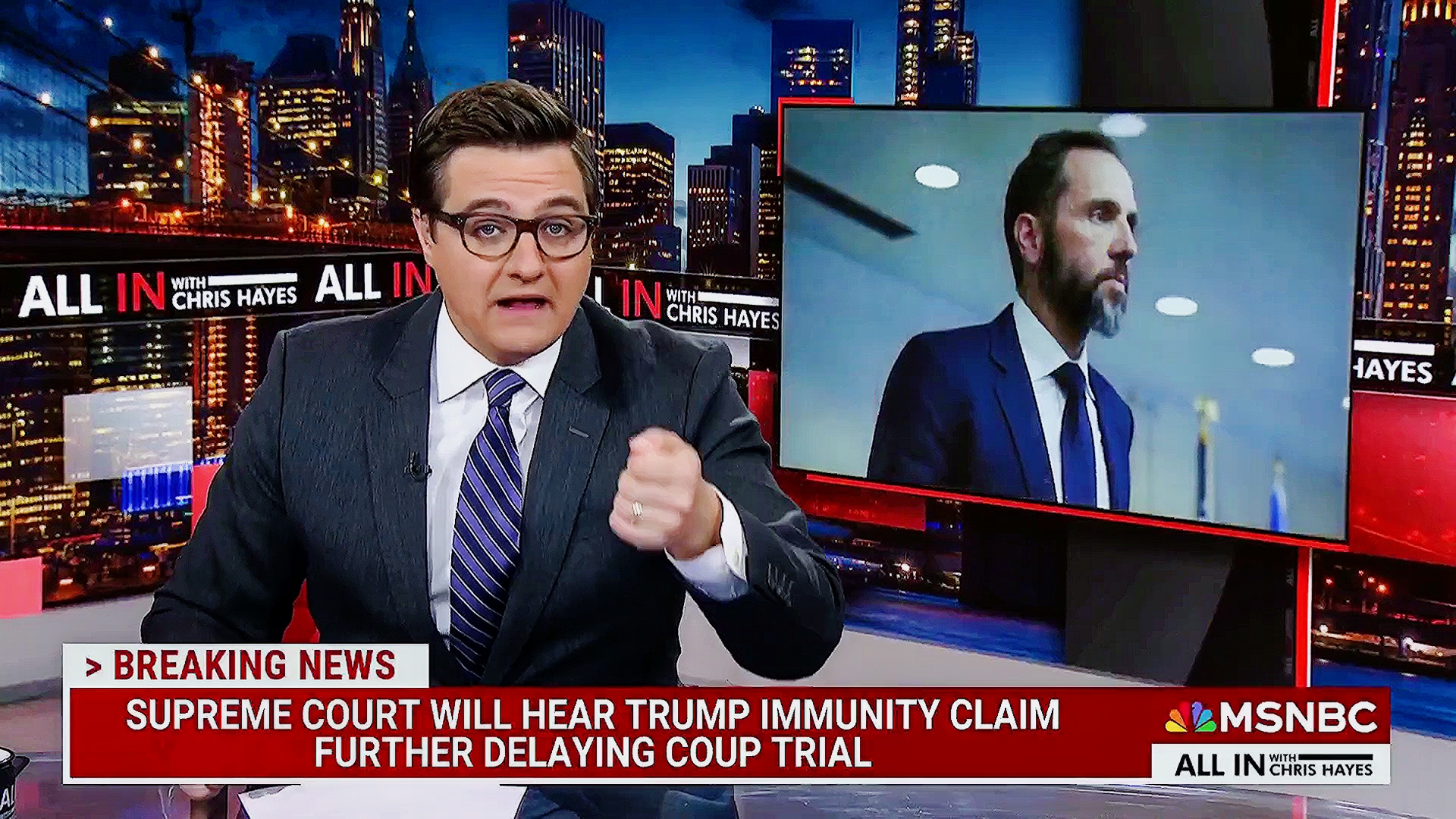 MSNBC Chris Hayes Rips Trump-Dominated SCOTUS Trial Delay