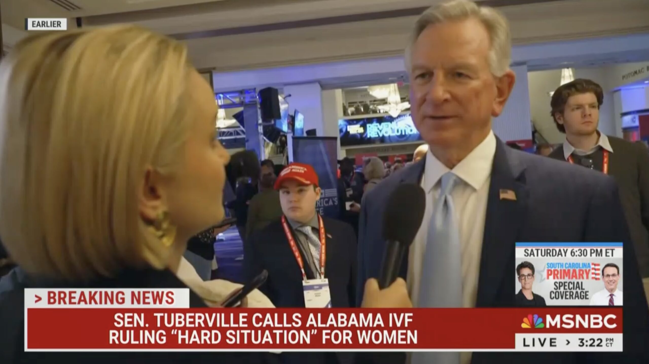 Sen. Tuberville Stumped by Question About IVF: ‘That’s a Hard One’