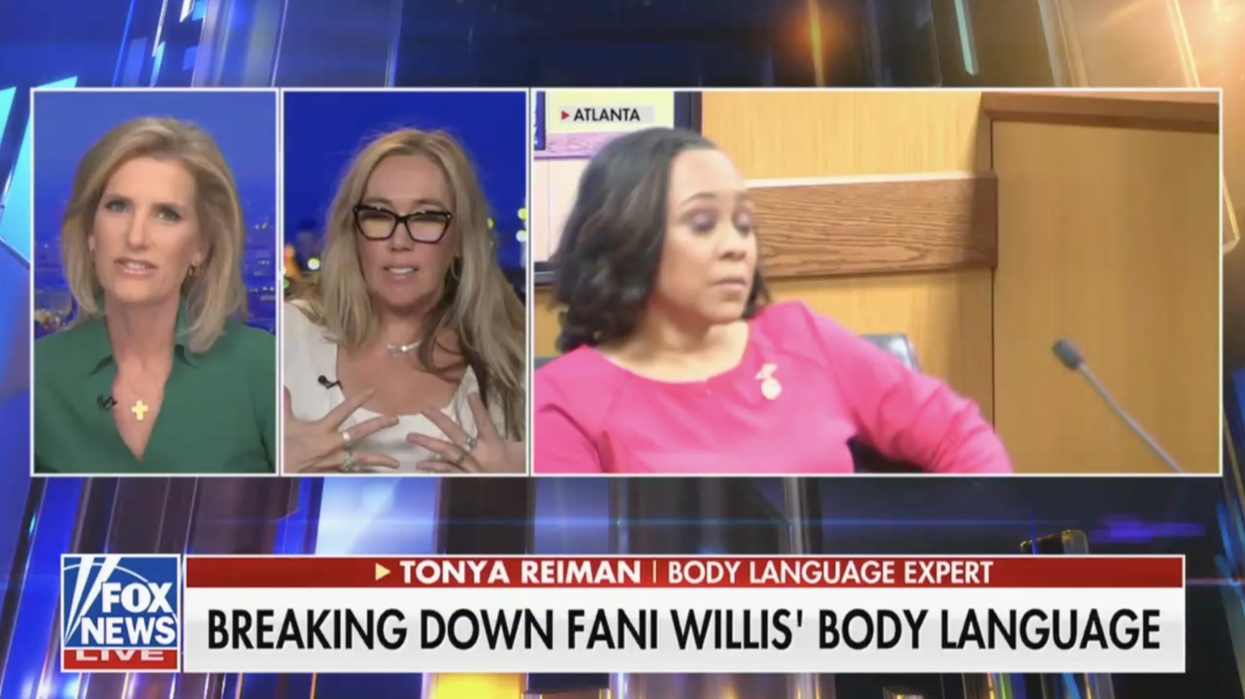 Body Language Expert Praises Fani Willis to Laura Ingraham