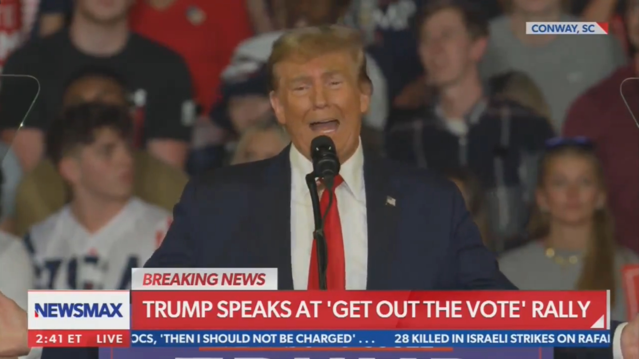 Trump Lashes Out At Nikki Haley's Husband During Rally