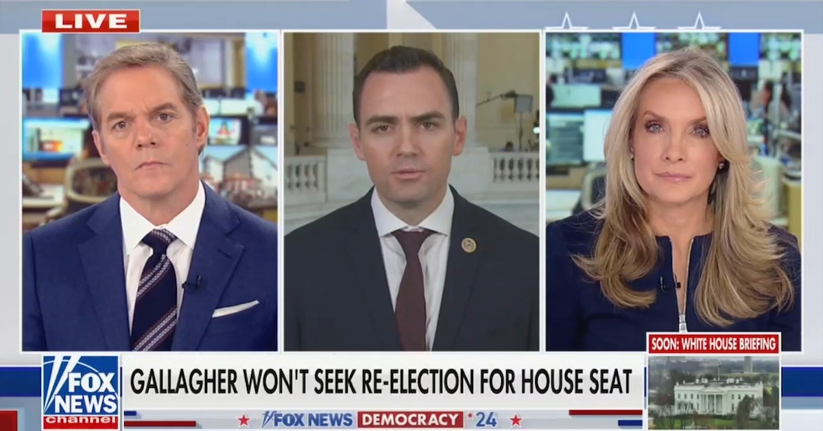 Rep. Mike Gallagher Smacks 'Lifers and Careerist' Colleagues