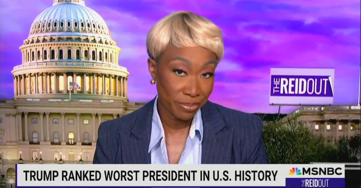 Joy Reid Mocks Historians Ranking Trump Worst President