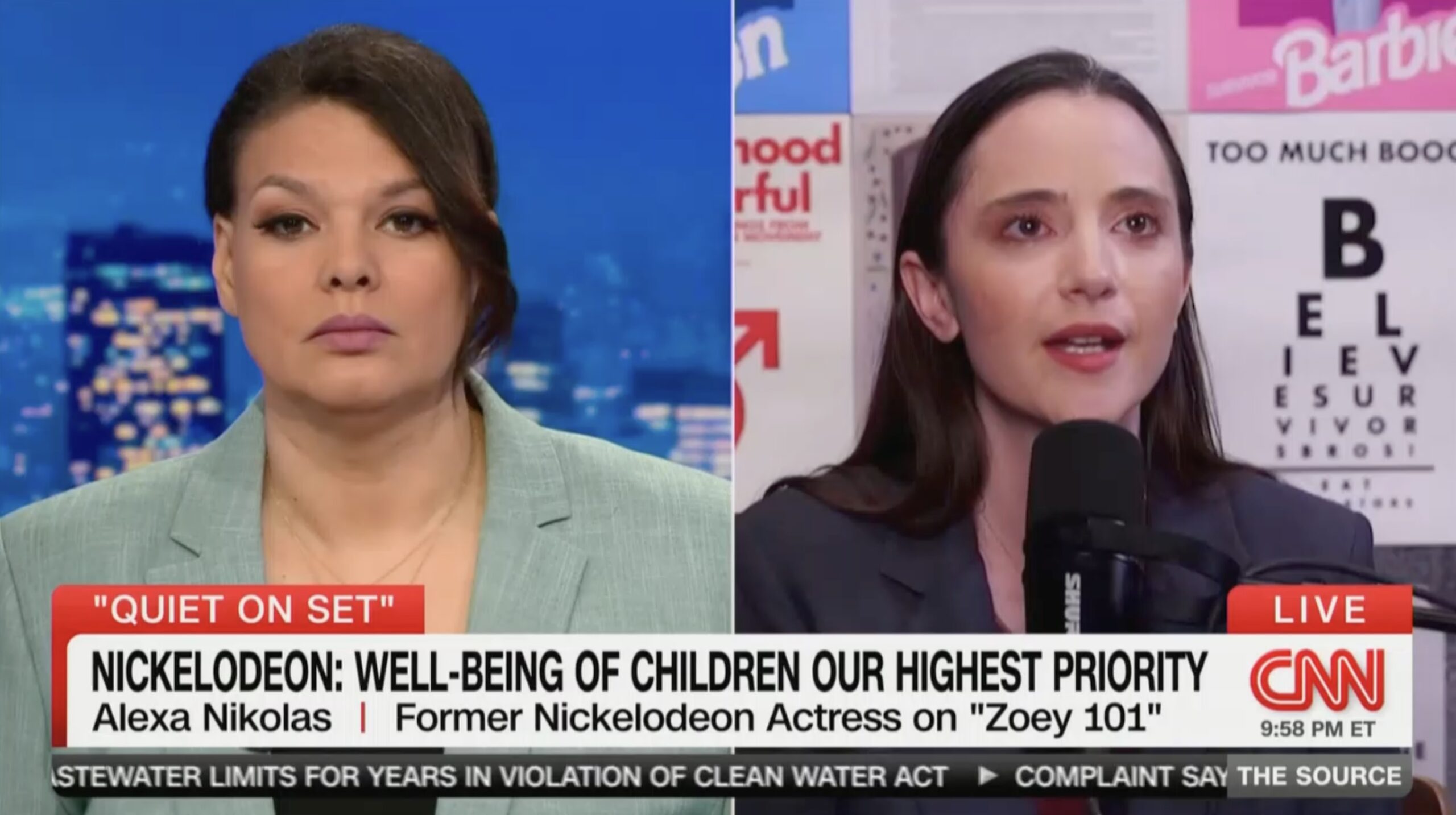 Former Child Actress Alexa Nikolas Tears Up During CNN Interview About ...