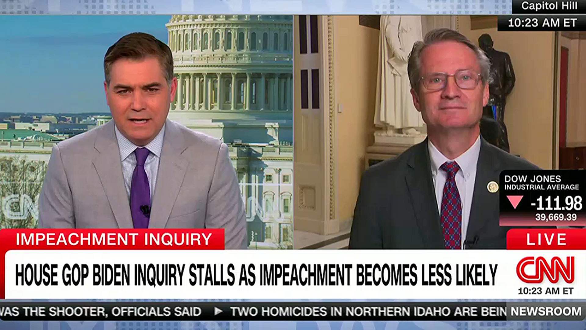 CNN's Jim Acosta Pounds Pro-Impeachment GOP Rep Tim Burchett