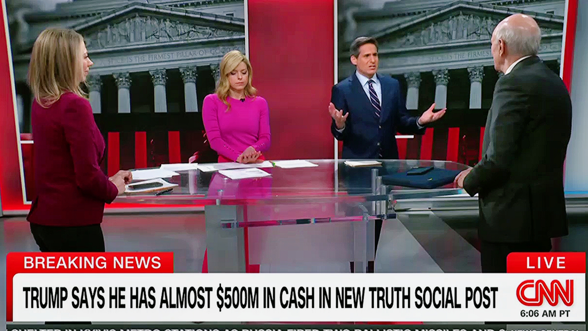 Nick Akerman on CNN Torches Trump Claim He Has ALMOST $500M