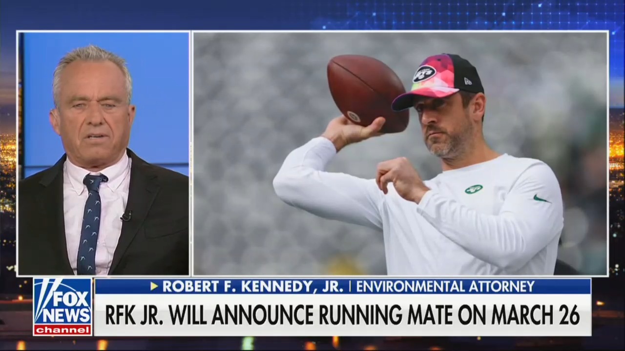 RFK Jr Defends Aaron Rodgers As His Possible VP Pick