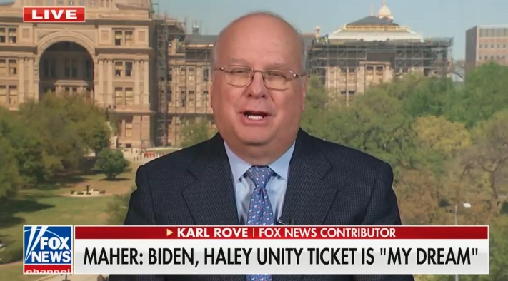 Karl Rove Throws Cold Water on Bill Maher’s ‘Unity Ticket’