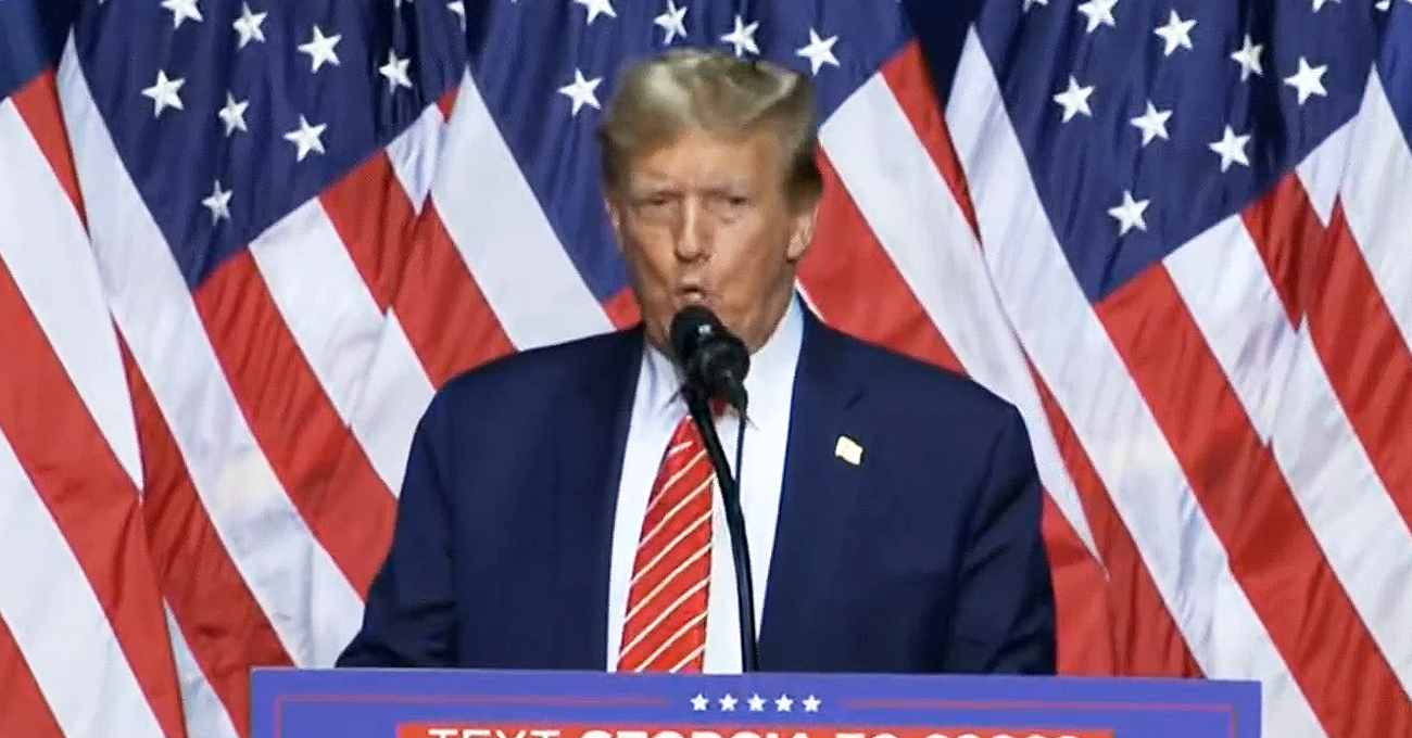 Trump Mocks Biden Stutter In Rant About "Hate-Filled' State of the Union