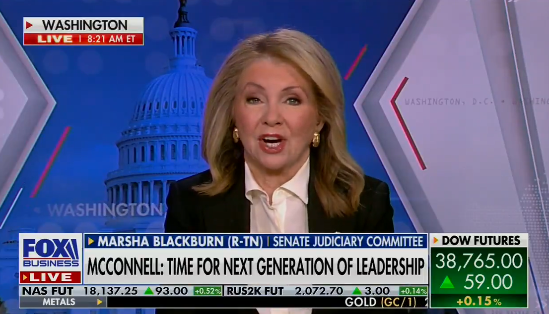 Marsha Blackburn: A Trump 'Wingman' Must Replace McConnell