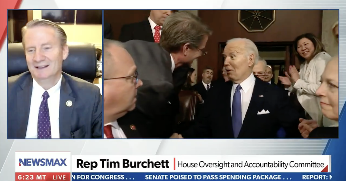 Tim Burchett Slams Biden Mental State After Corvette Chat