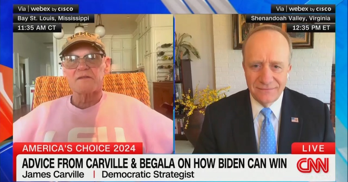 James Carville Demands Biden Up Trump Attacks: 'He's Drowning!'