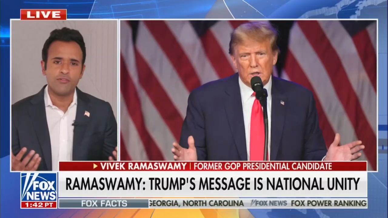 Ramaswamy Dodges Multiple Times On If He'll Donate to Trump