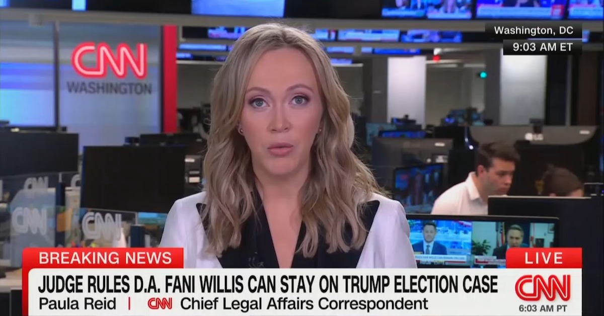 CNN's Paul Reid Calls Fani Willis Ruling 'Gift' to Trump