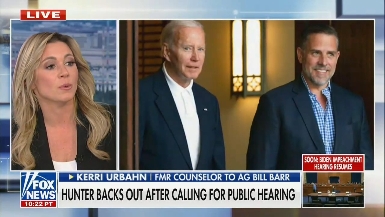 Kerri Urbahn Blames Impeachment Inquiry on Biden's Lies