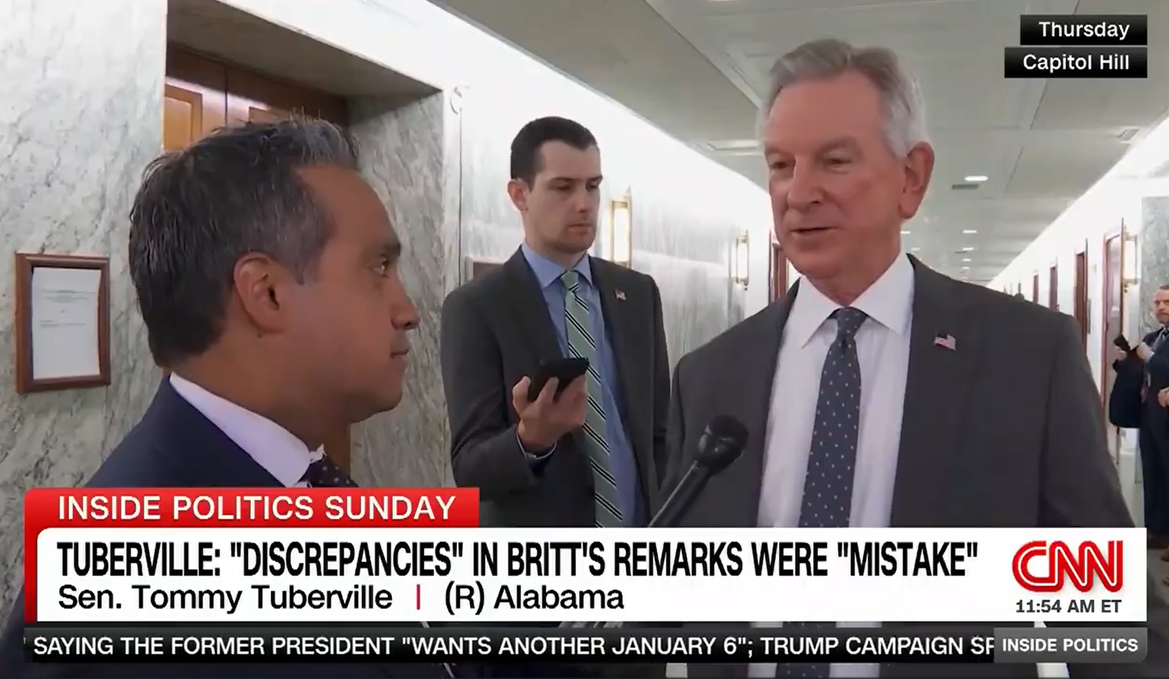 Tommy Tuberville Admits 'Mistake' In Katie Britt Speech