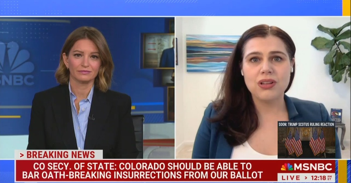 Colorado Secretary of State Calls for Congress Action After SCOTUS Ruling
