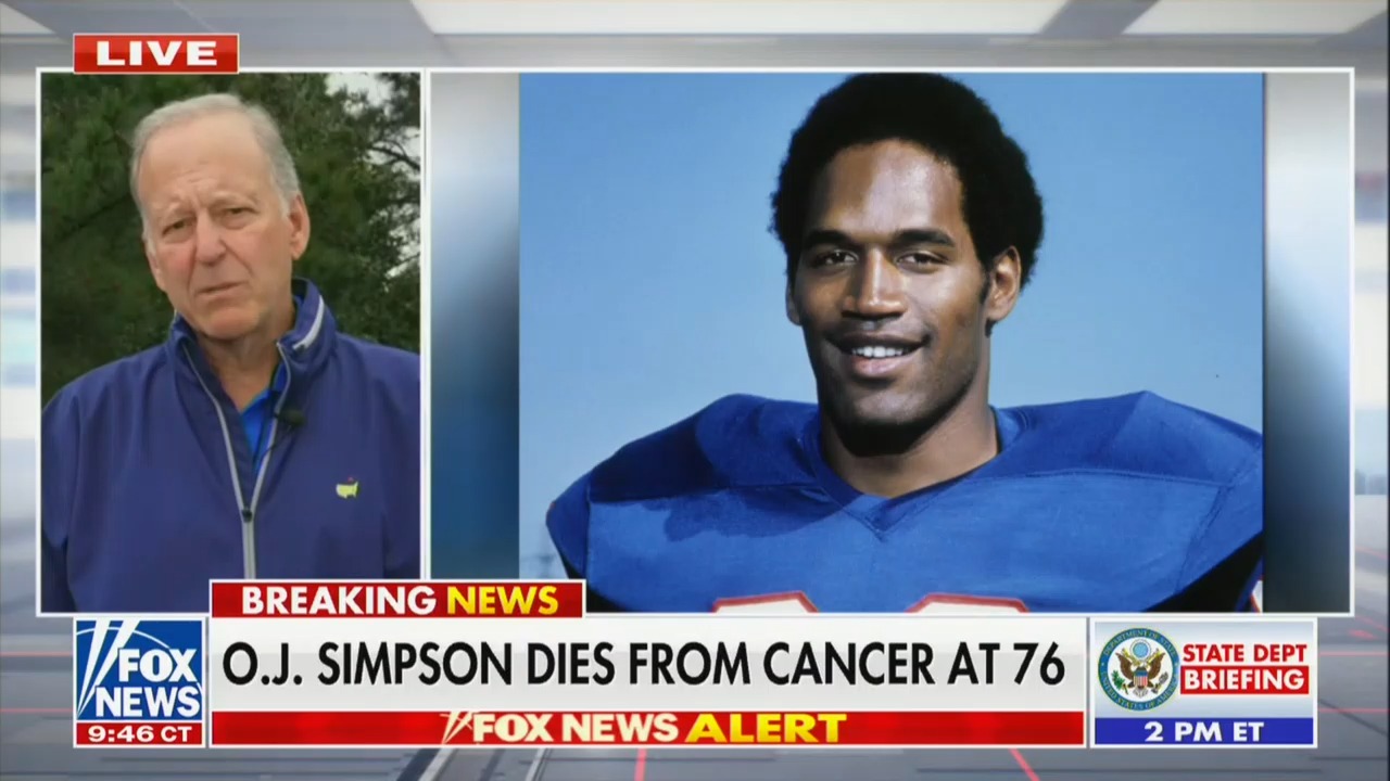 Jim Gray Discusses the Late O.J. Simpson on Fox News