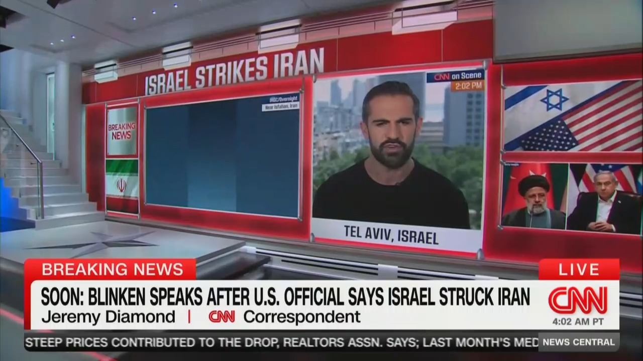 CNN: Israel Strikes Iran in ‘Quiet’ Attack — Iran ‘Not Expected to ...