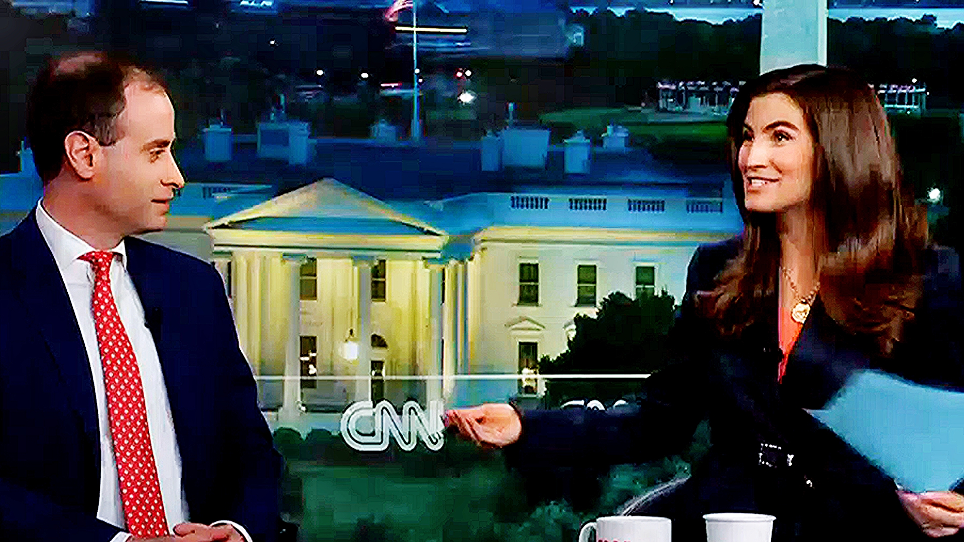 Stunned Kaitlan Collins Laughs In Trump Lawyer Scharffs Face