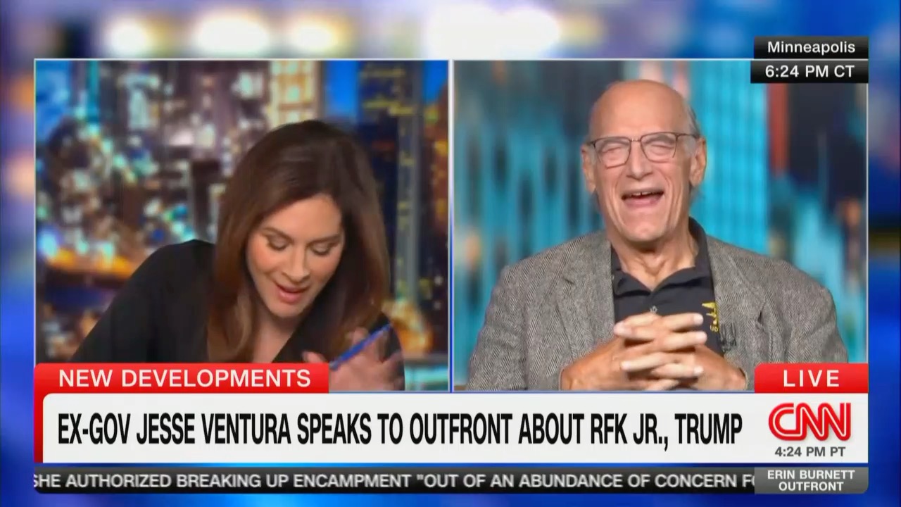 Jesse Ventura Takes Control of CNN Segment To Talk Cannabis