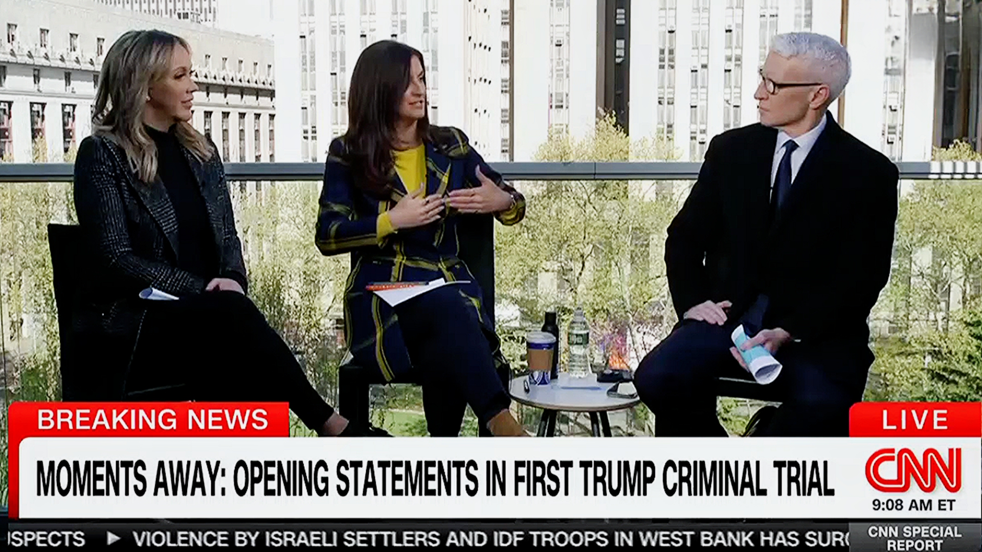 CNNs Kaitlan Collins Roasts Trump's Tiny Crowd At Courthouse